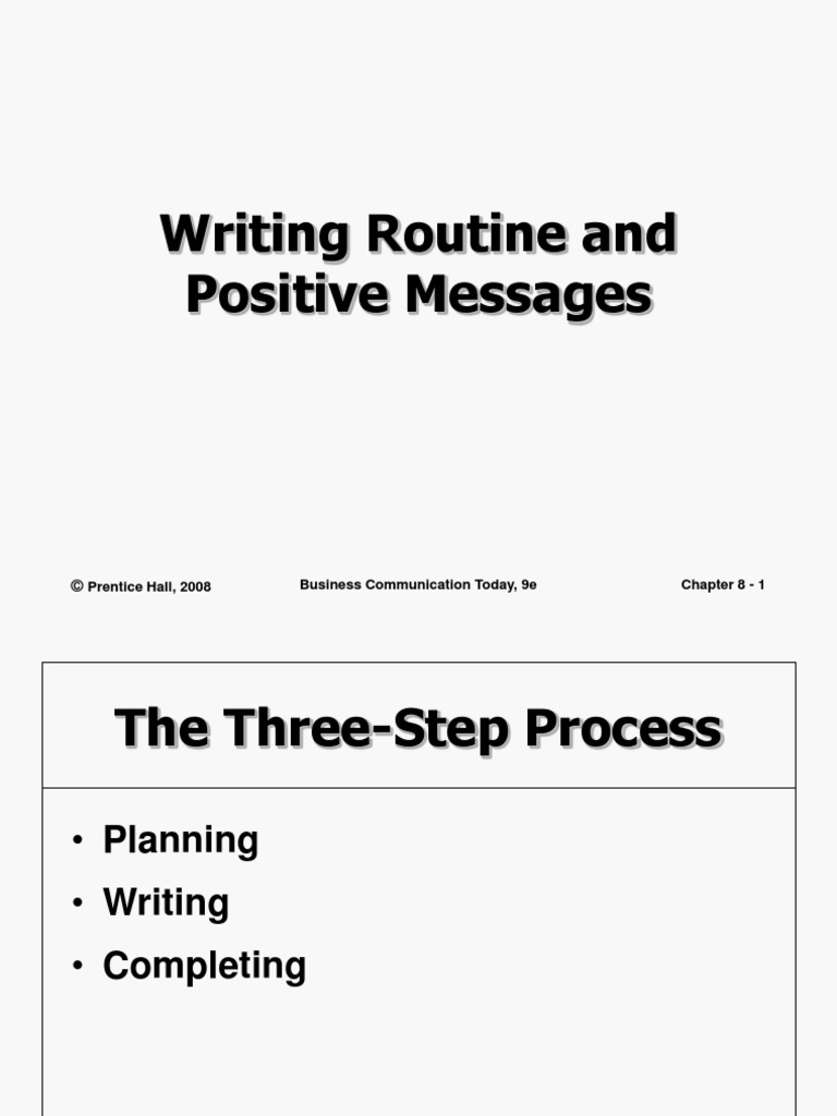 Writing Routine and Positive Messages | PDF | Communication | Semiotics