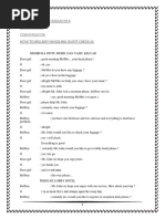 Check-In & Check-Out Script | PDF