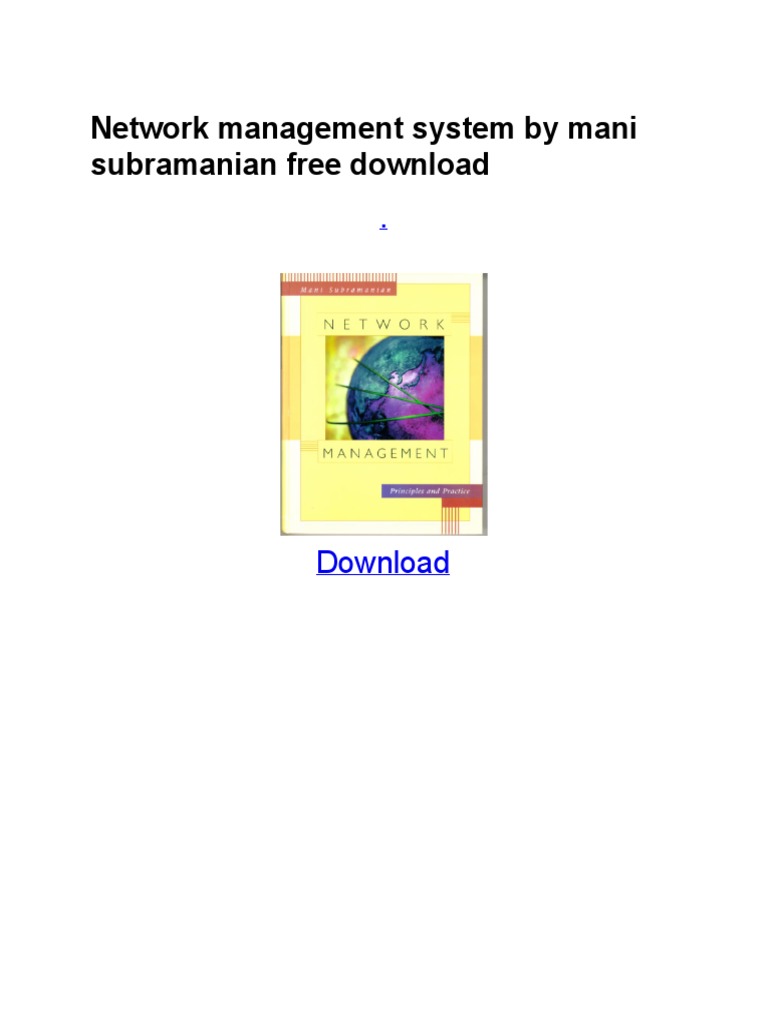 network-management-system-by-man-i-subramanian-pdf-local-area