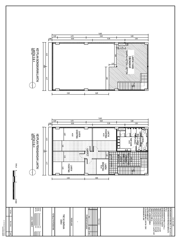Denah Eksisting | PDF