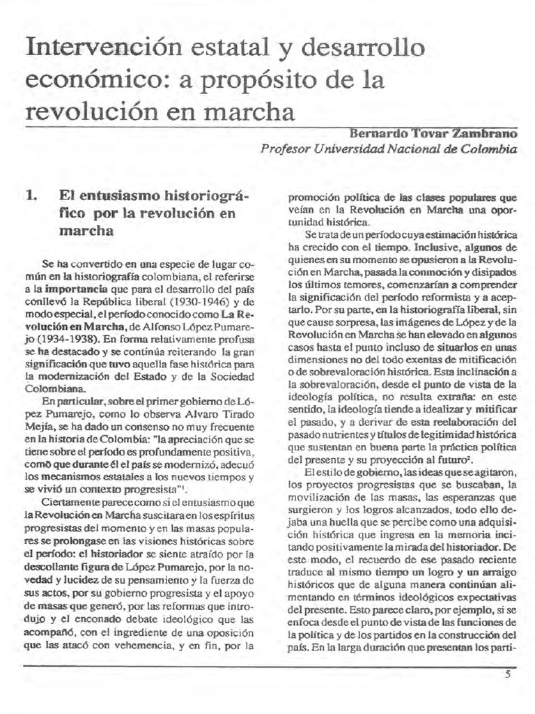 Intervencion Estatal y Desarrollo Economico | PDF | Teoría de la ...