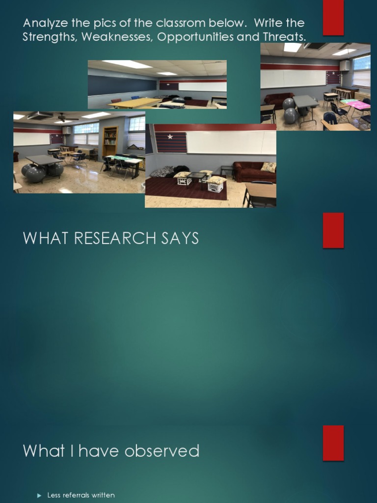 Classroom SWOT Analysis Guide | PDF | Business
