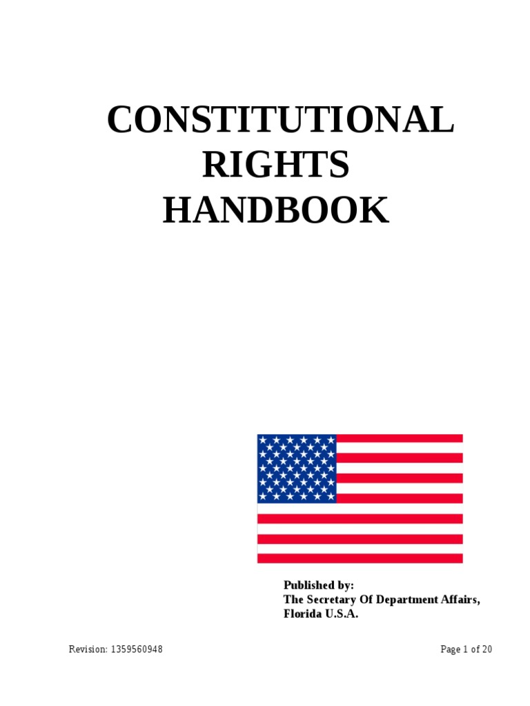 Civil Rights Handbook PDF | PDF | United States Constitution ...