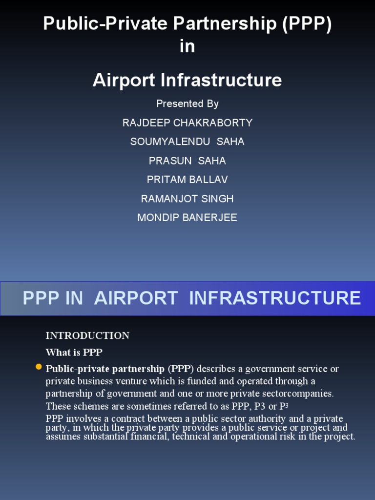Public-Private Partnership (PPP) in Airport Infrastructure | PDF ...