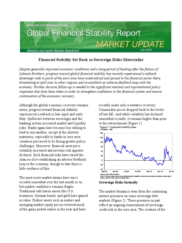 Global Financial Stability Report - IMF | PDF
