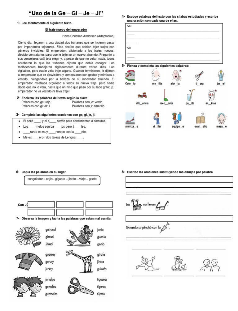 Guia Del Uso de La Ge Gi Je Ji | PDF