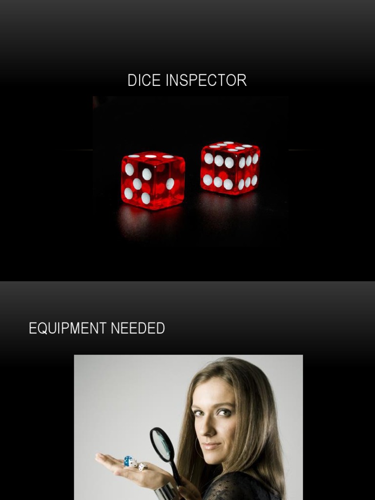 Dice Inspector | PDF | Gaming And Lottery | Leisure