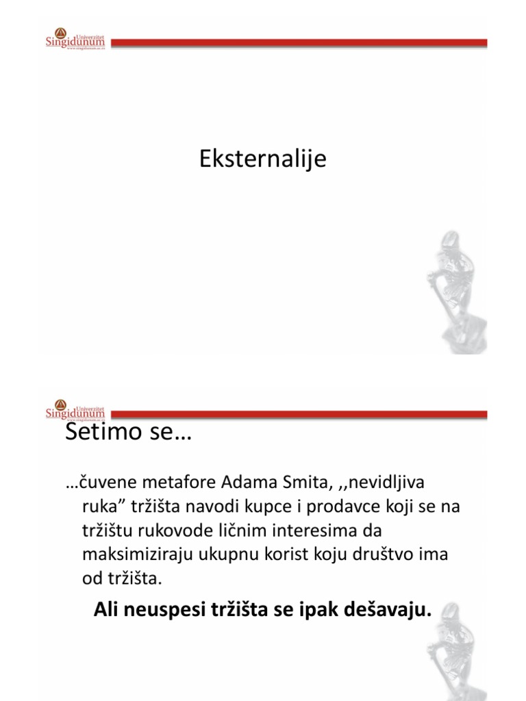 Vezbe Eksternalije | PDF