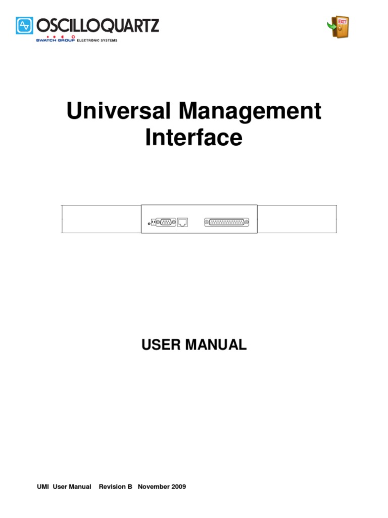 UMI User Manual | PDF | Electrostatic Discharge | Power Supply