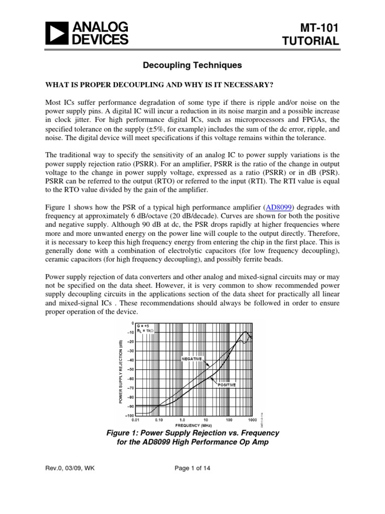 Decoupling Techniques MT-101 | PDF