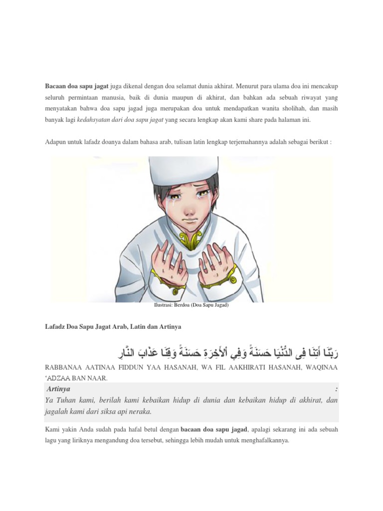 Bacaan Doa Sapu Jagat | PDF