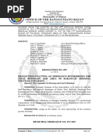 Sample - TEMPLATE-SB-RESOLUTION-APPROVING-THE-BARANGAY-DTP | PDF ...