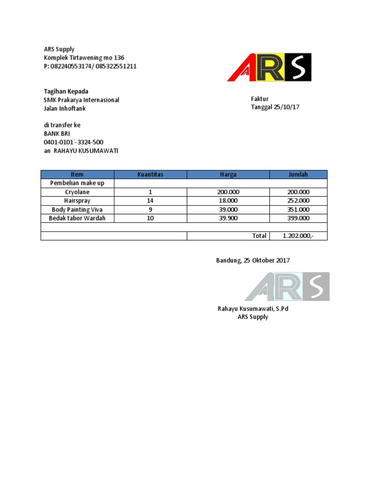 Invoice ARS | PDF