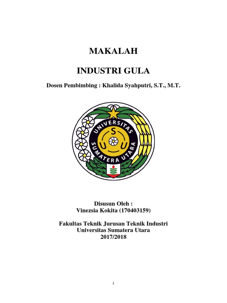 Makalah Industri Gula | PDF