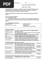 Week 7 Lesson Plan 1 | PDF | Lesson Plan | Teaching Mathematics