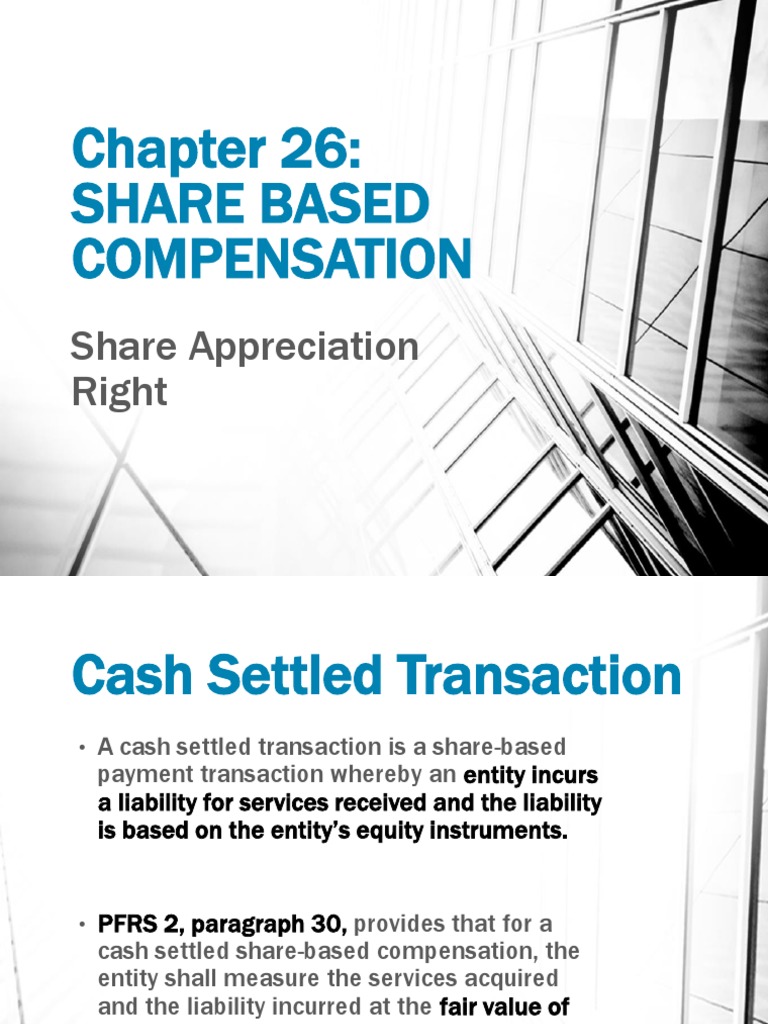 Share Based Compensation - Share Appreciation Right | PDF | Fair Value ...