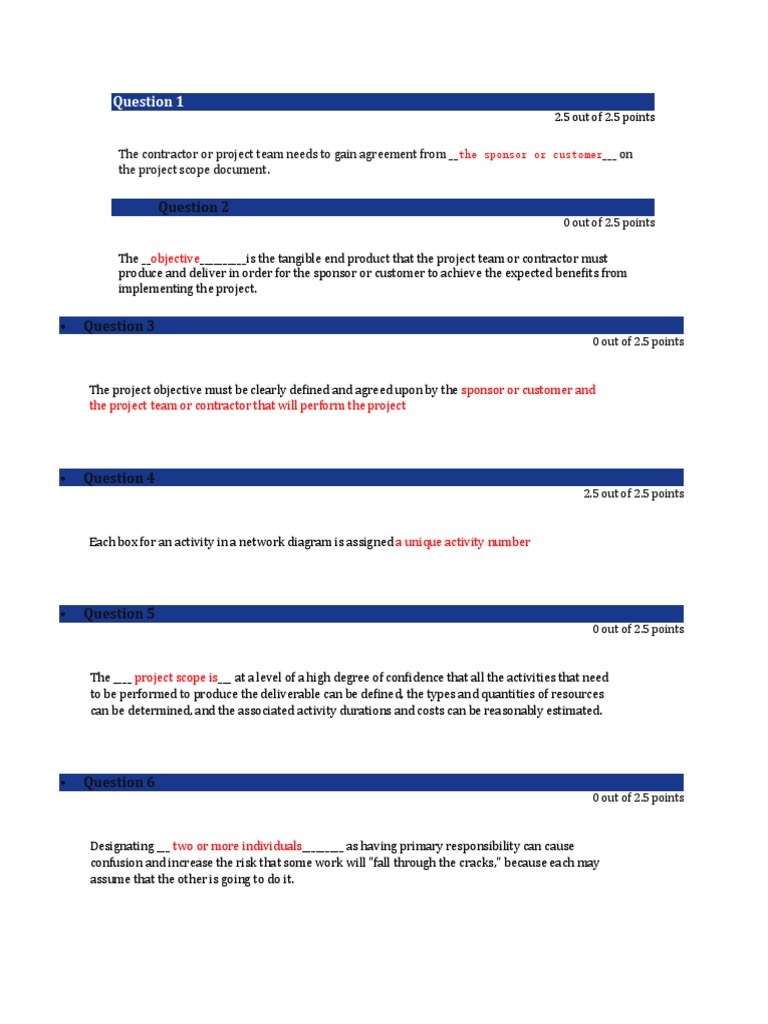 Chapter 4 Quiz | PDF | Accountability | Production And Manufacturing