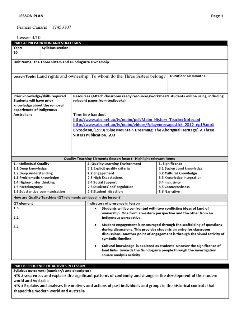 102085 lesson plan template 3 0 | Lesson Plan | Motivation