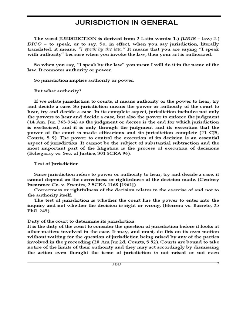 01 Jurisdiction | PDF | Jurisdiction | Complaint