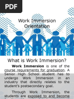 HUMSS WORK IMMERSION Part 1 | PDF | Résumé | Learning
