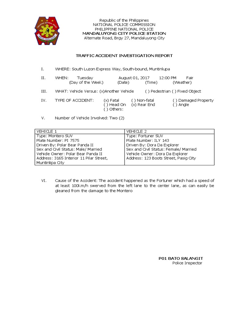 Mandaluyong City Police Station | PDF