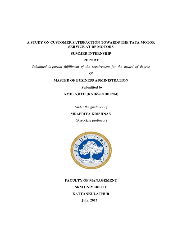 Submitted in Partial Fulfillment of The Requirement For The Award of Degree of | PDF