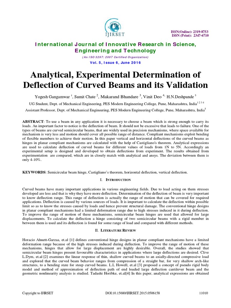 158 43 Analytical | PDF | Beam (Structure) | International Standard ...