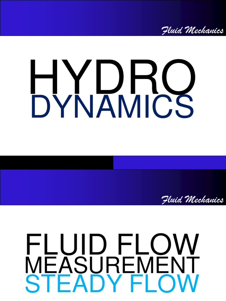 Fluid Flow Measurement Techniques | PDF | Fluid Mechanics | Flow ...