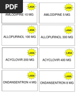 Lasa Medication Safety | PDF