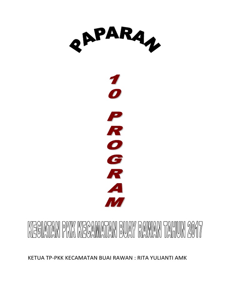 Paparan 10 Program PKK | PDF