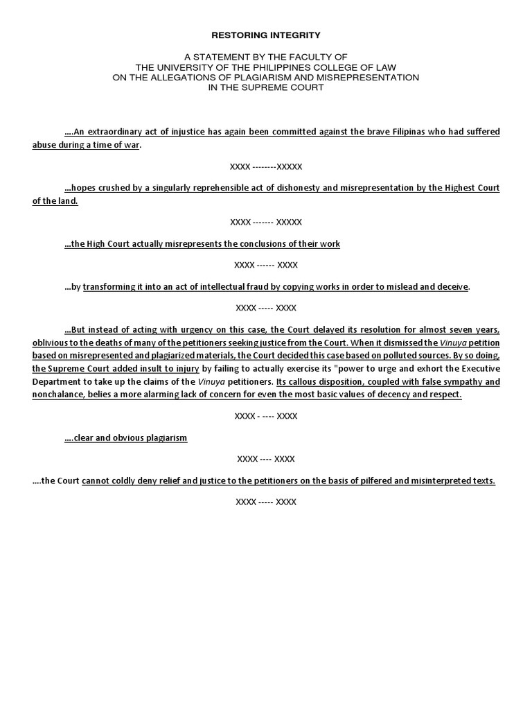Restoring Integrity in Justice System | PDF