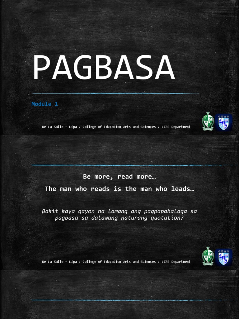 Module 1 - Pagbasa - Kahulugan at Mga Teorya | PDF