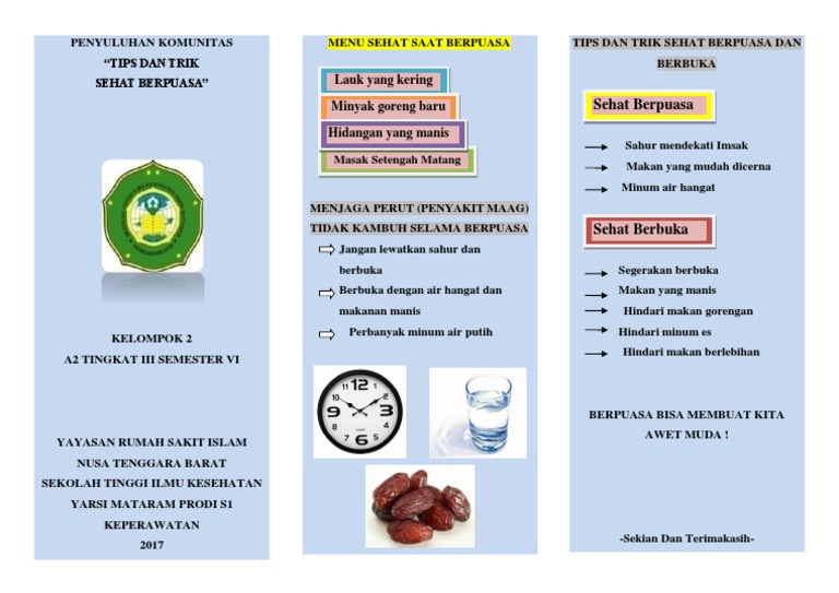 Leaflet Penyuluhan Komunitas | PDF
