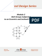 HSS Cap Plate Connection | PDF | Beam (Structure) | Yield (Engineering)