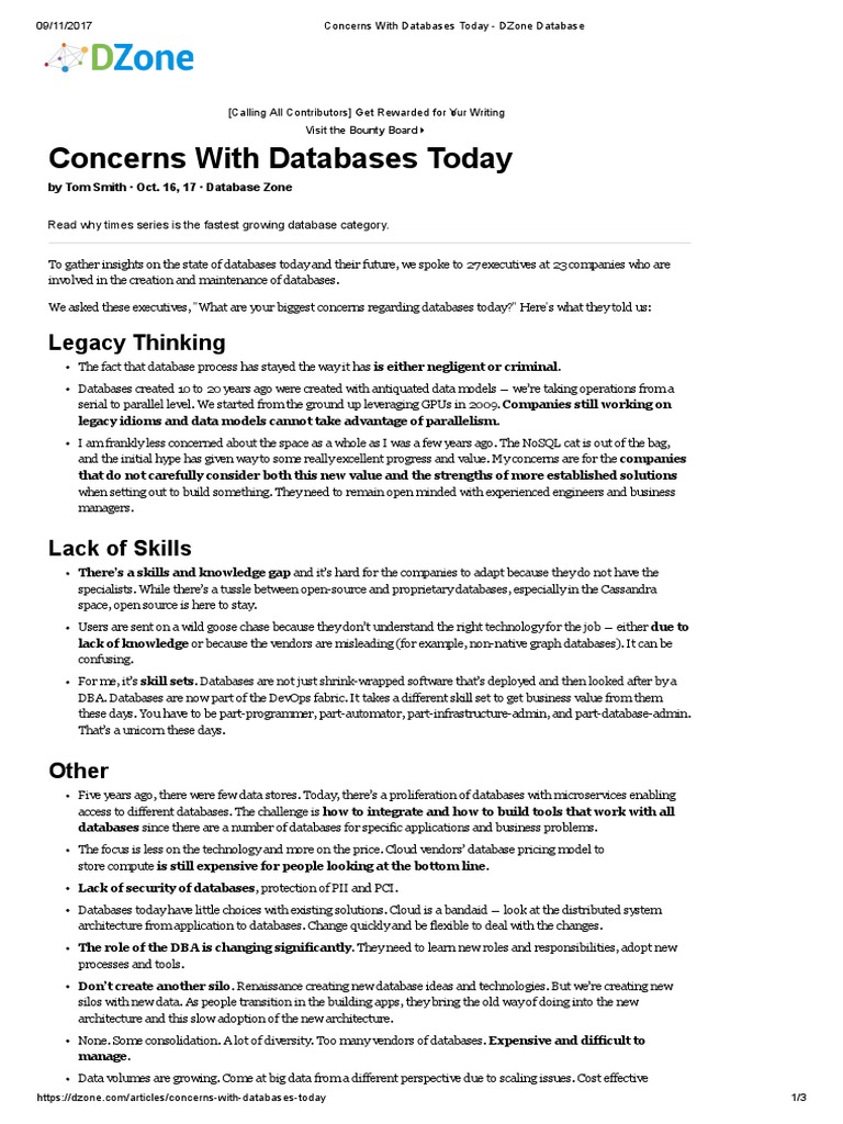 Database Challenges for Executives | PDF | Databases | Cloud Computing