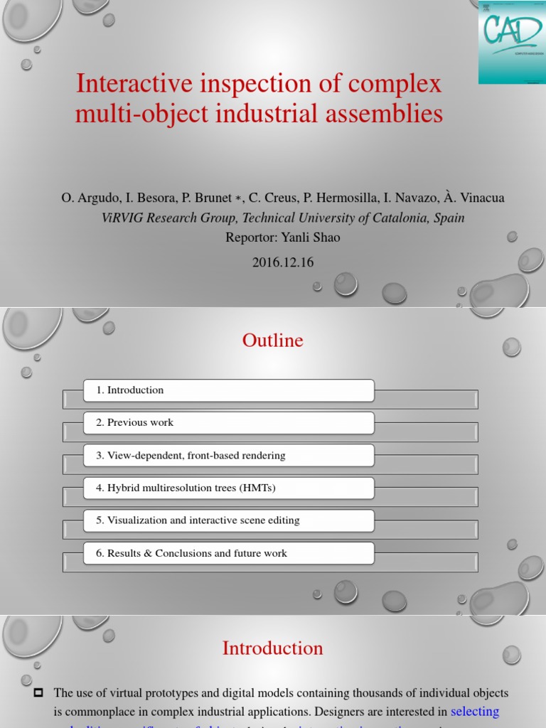 CAD2016 Interactive Inspection | PDF | Rendering (Computer Graphics ...