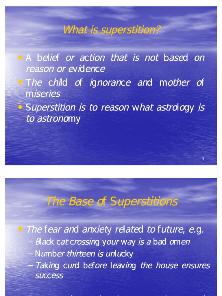 Fighting Superstitions Payal | PDF | Superstitions