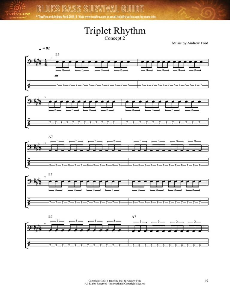 Triplet Rhythm Exercises | PDF | Copyright Law | Law