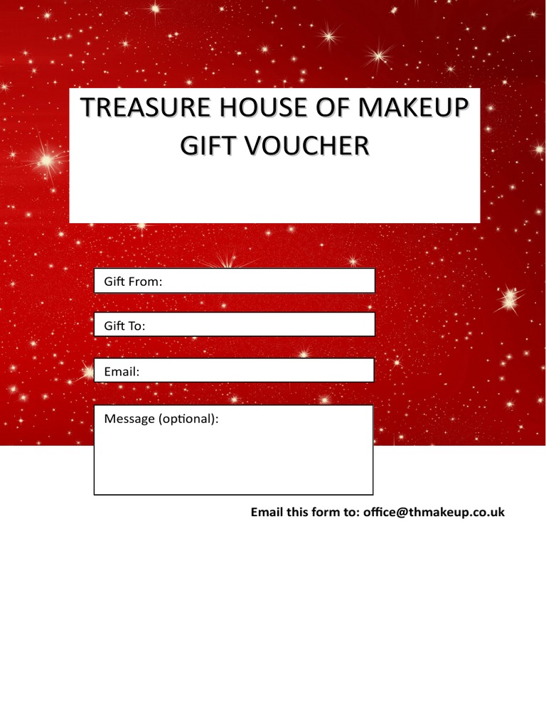 Gift Voucher Form | PDF