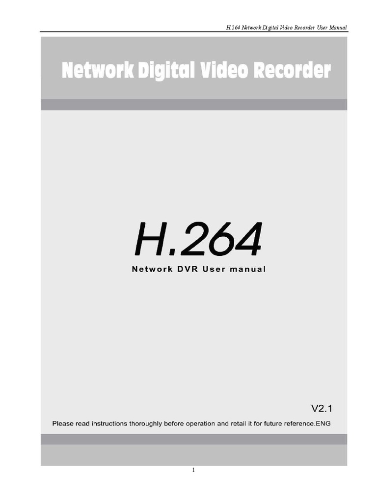 DVR User Manual | PDF | Digital Video Recorder | Digital Video