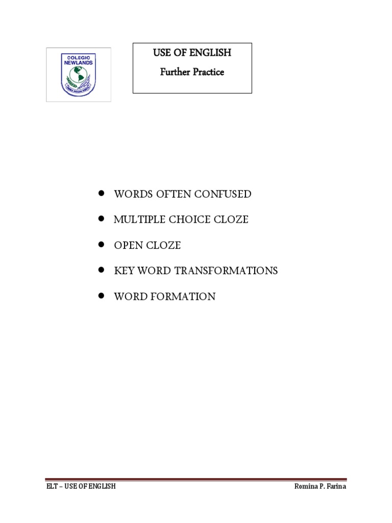 FCE Further Practice Upstream - Upper PDF | PDF