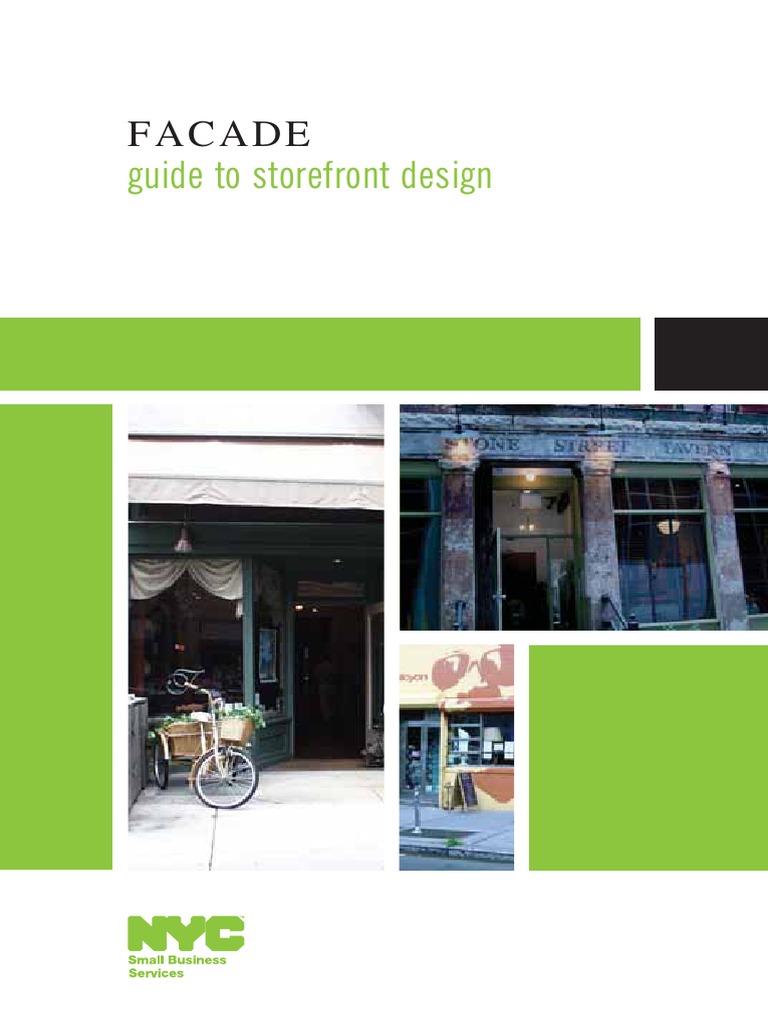 Guide to Effective Storefront Design | PDF | Window | Street