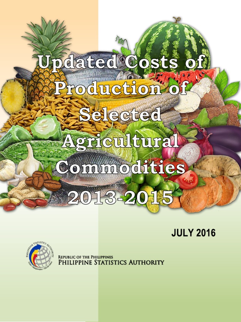 2013-2015 CRS of Selected Commodities | PDF | Consumer Price Index ...