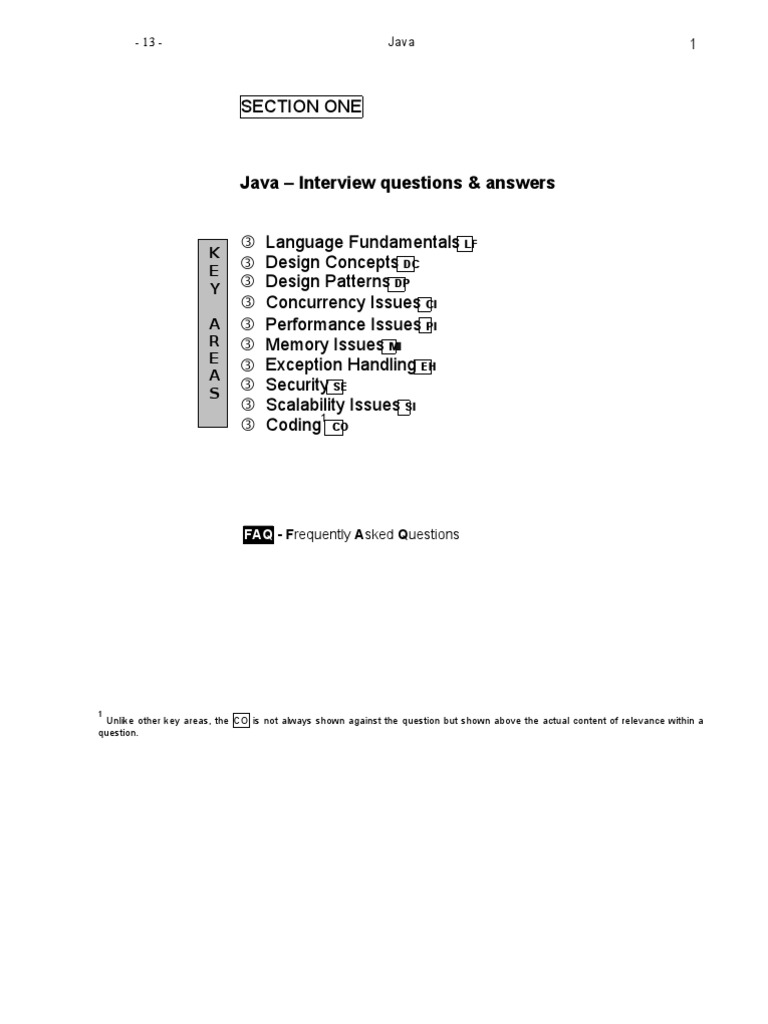 Java Interview Prep Guide | PDF | Inheritance (Object Oriented Programming) | Class (Computer ...