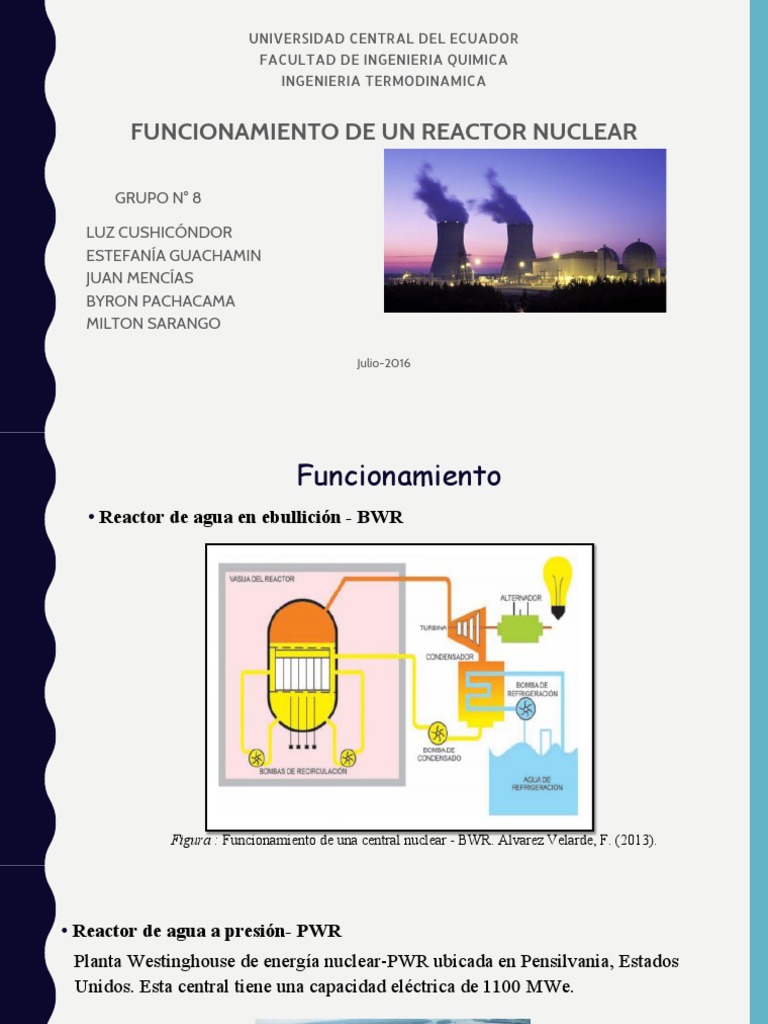 Reactores Nucleares: BWR y PWR | PDF