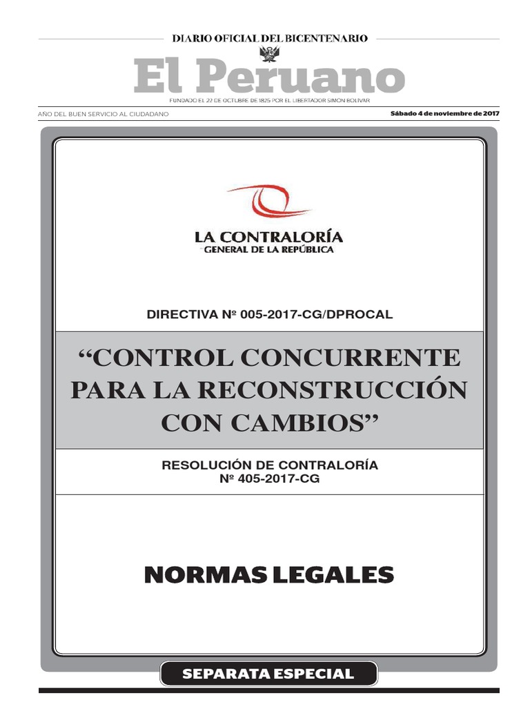 Control Concurrente para La Reconstrucción Con Cambios | PDF | Formas de gobierno | Planificación