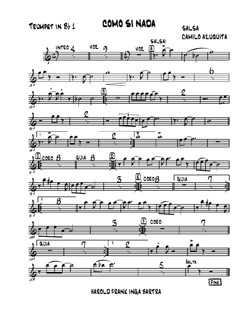 Camilo Azuquita - Como Si Nada PDF | PDF | Ocio