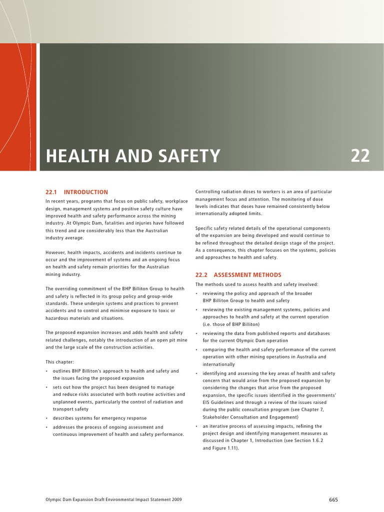 EHS BHP Billiton | PDF | Radiation Protection | Occupational Safety And ...