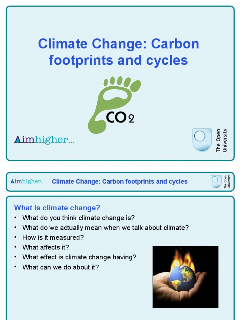 Measuring Your Carbon Footprint PowerPoint | PDF | Greenhouse Gas ...