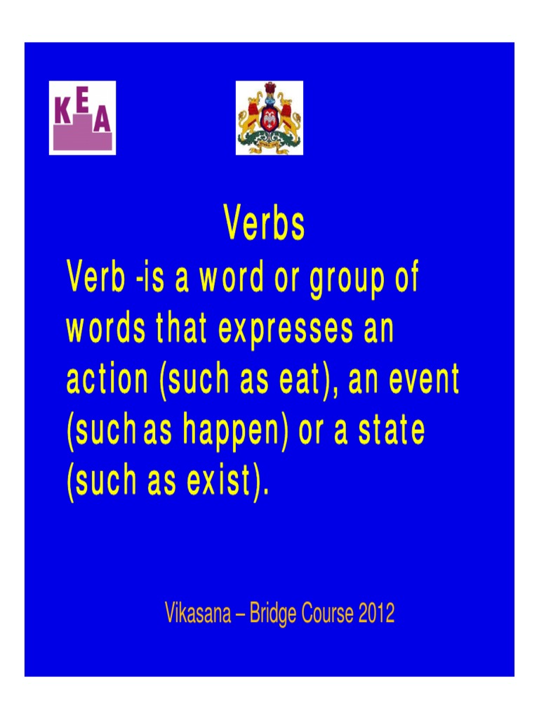 Verb For Grade 6 | PDF | Grammatical Tense | Verb